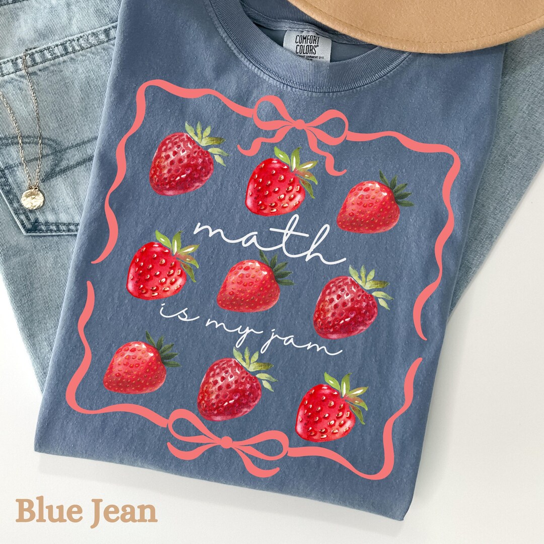 Math is My Jam Comfort Colors T-shirt,math Teacher Gift, Mathematics ...