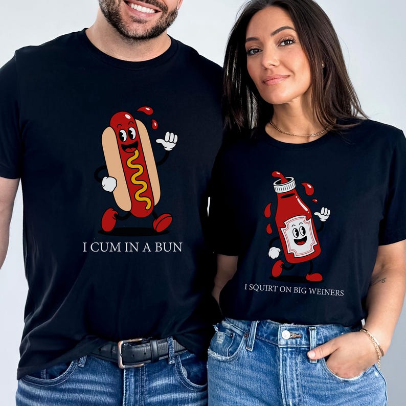 Couples Inappropriate Shirt, Rude Dirty T-shirts for Couples, Vulgar ...