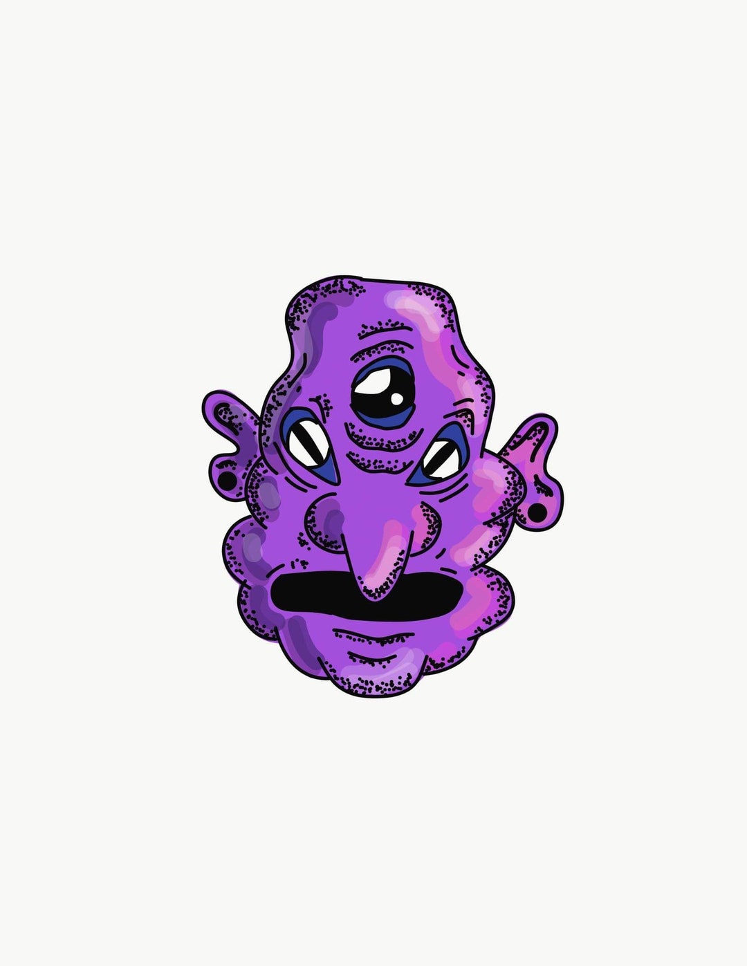 Monster Cyclops Sticker Laptop Stickers Computer Vinyl Sticker - Etsy