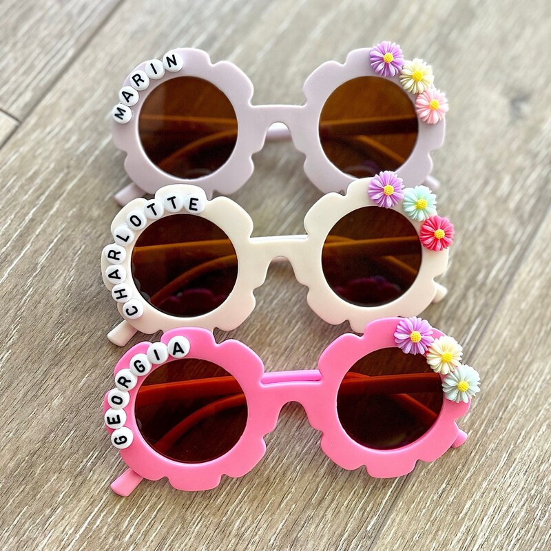 Flower Sunglasses - Etsy