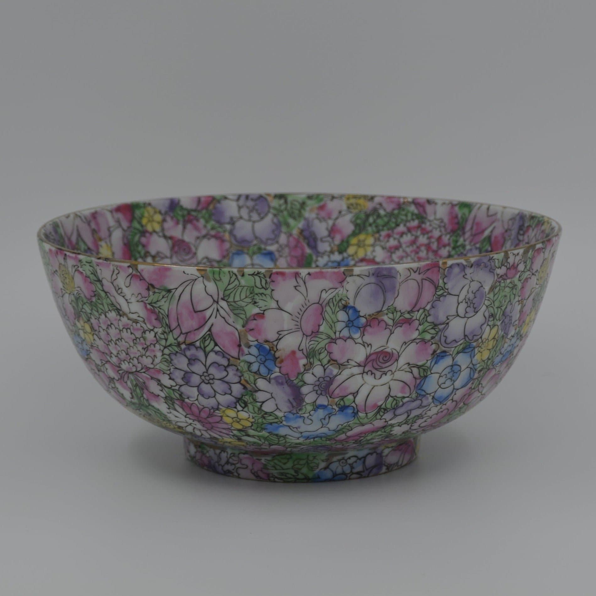 Antique Chinese Mille Fleurs Bowl qianlong Period - Etsy