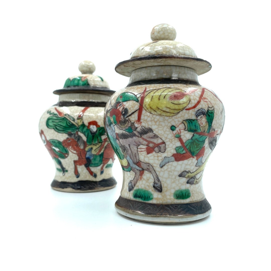 Nanking Porcelain Chinese Crackle Ginger Jars - Etsy
