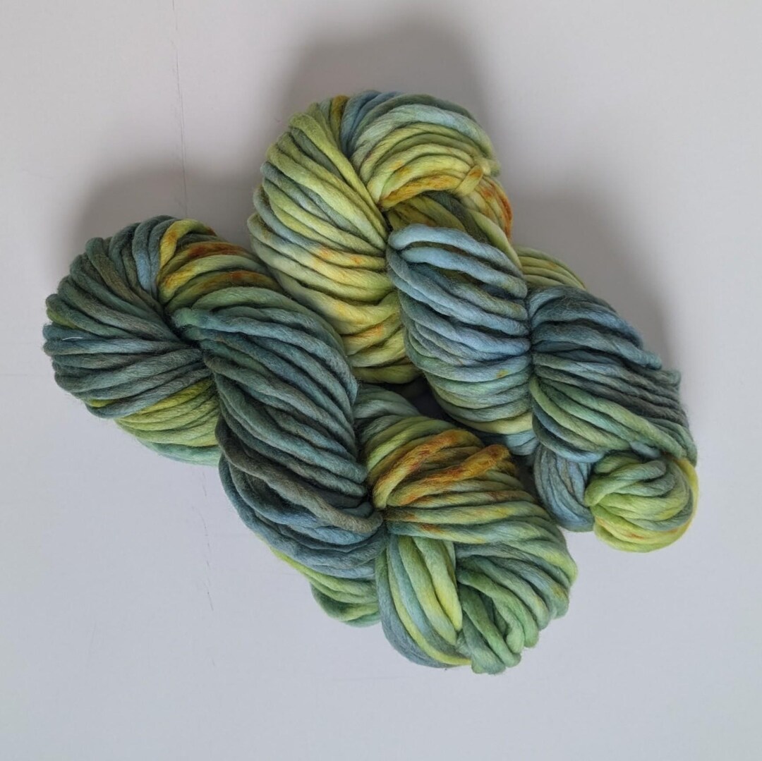 Fountain of Youth Hand Dyed Super Bulky Merino Wool Yarn Roving Soft ...