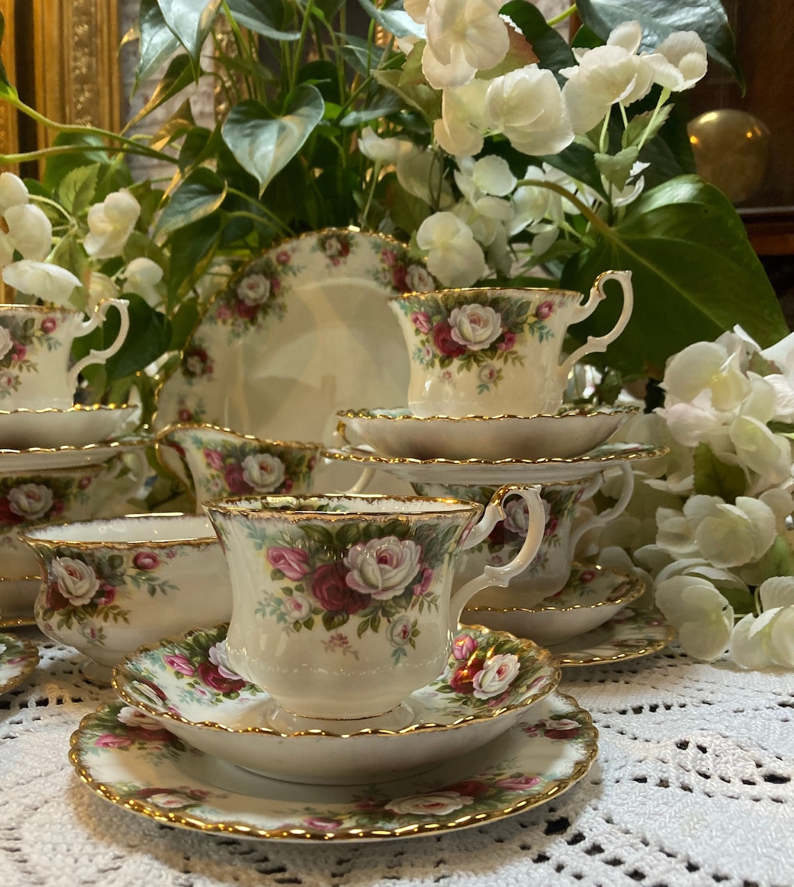 Royal Albert celebration Tea Set - Etsy