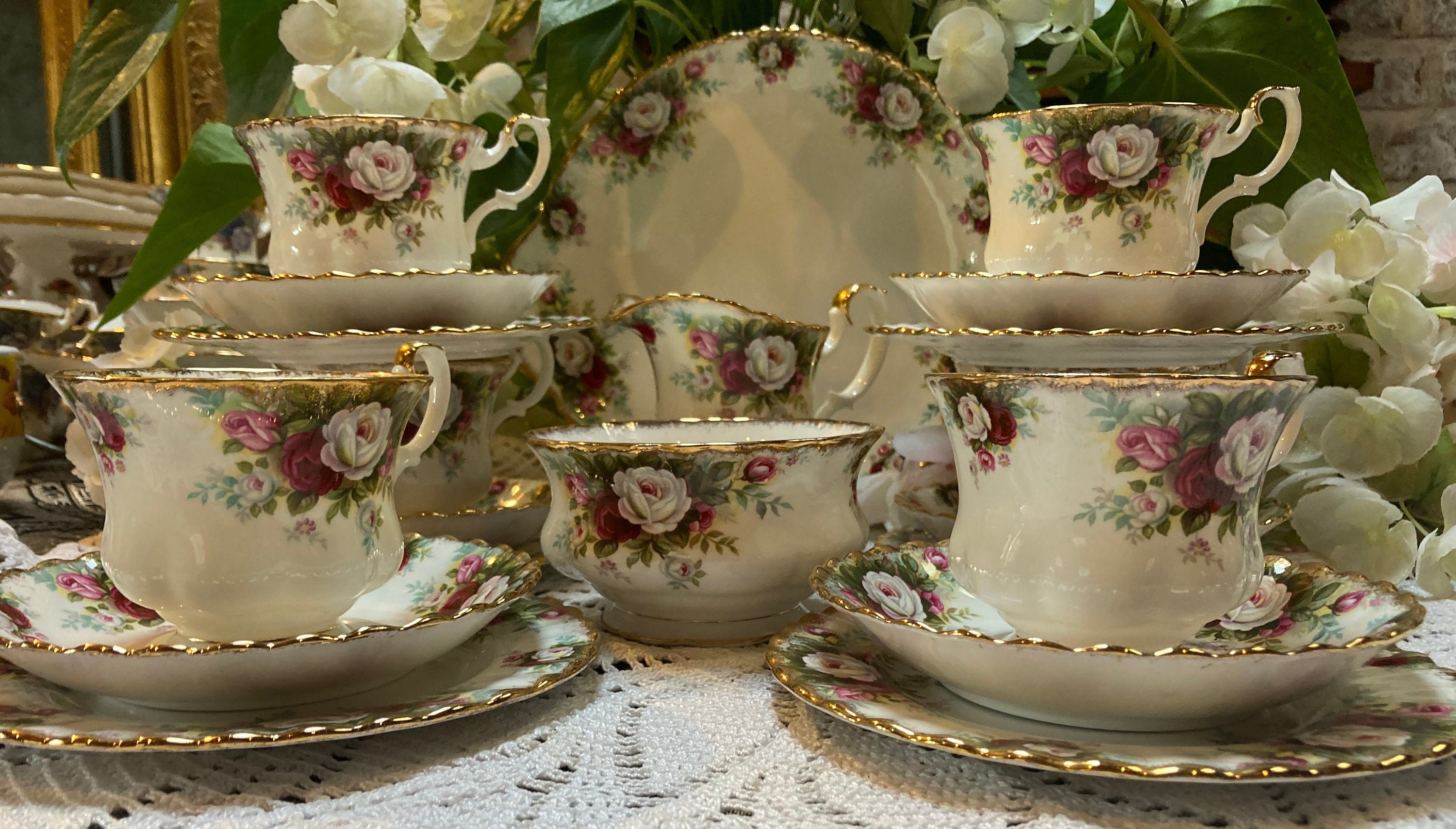 Royal Albert “celebration” Tea Set - Etsy