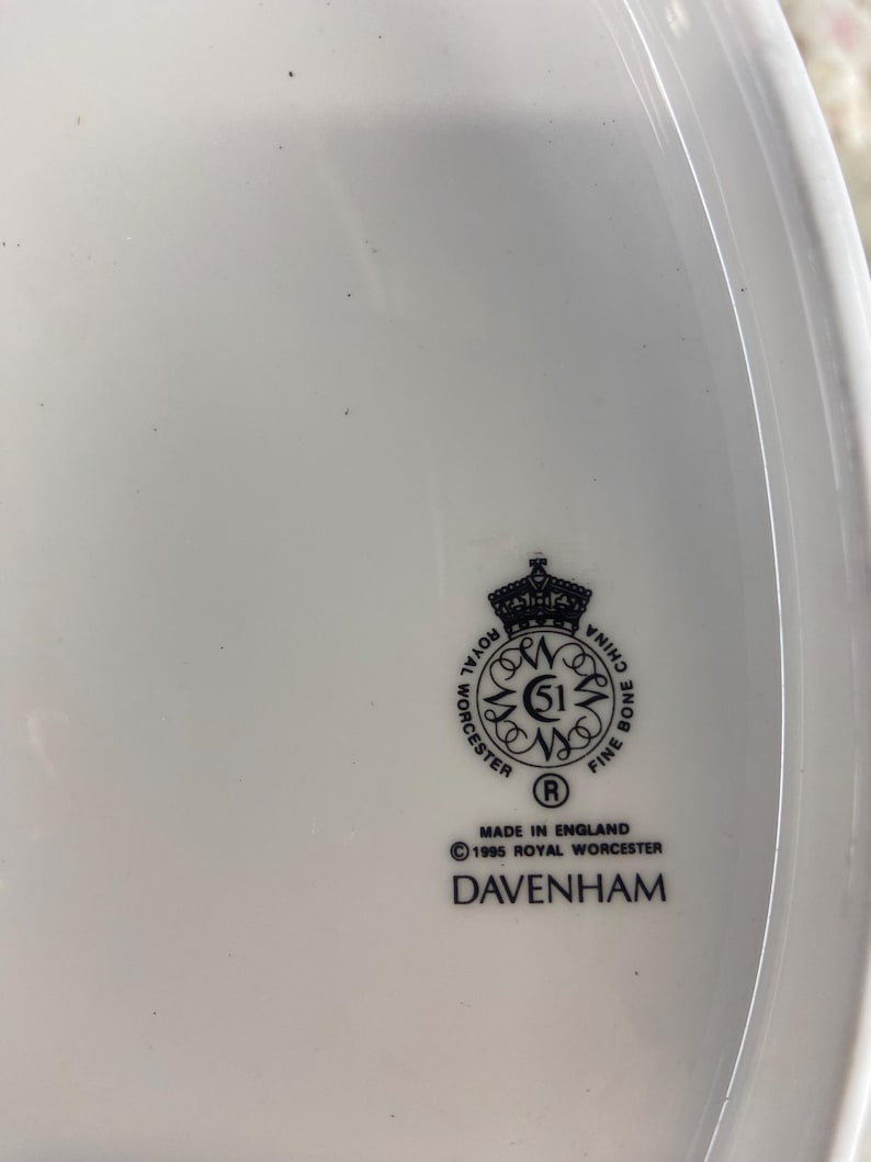 Royal Worcester Davenham Dinner Set - Etsy