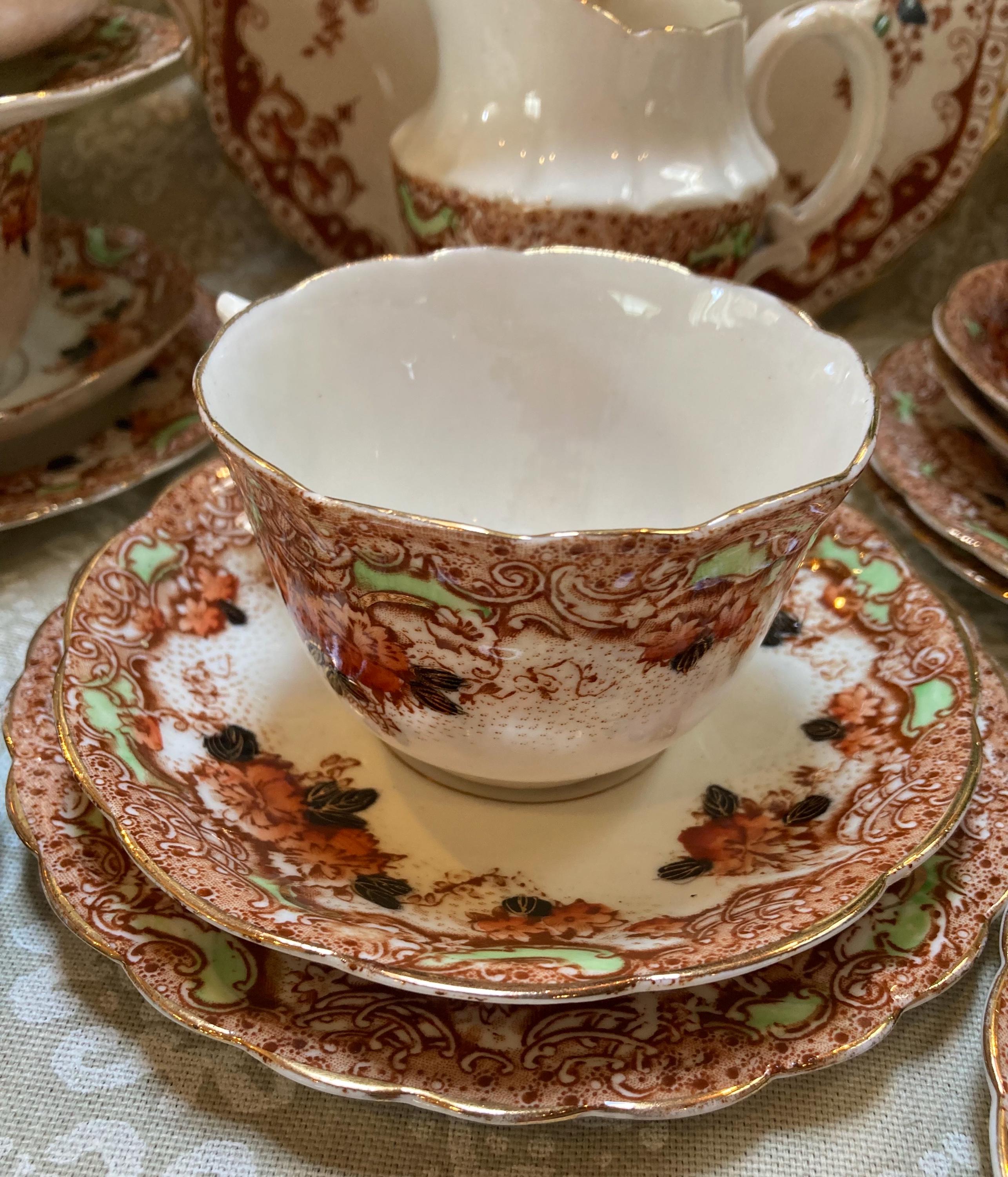 An Antique Tea Set - Etsy