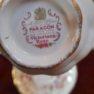 Royal Albert Paragon Victorian Rose Tea Set - Etsy