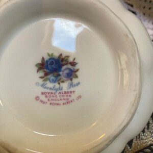 Royal Albert Moonlight Rose Tea Trio - Etsy