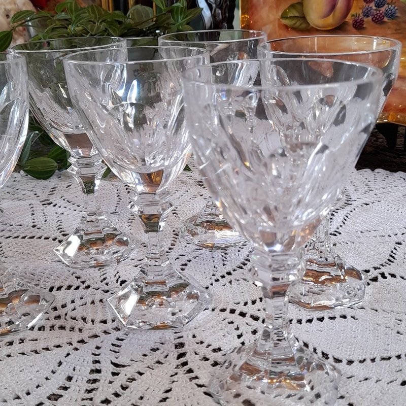 Crystal Glasses - Etsy