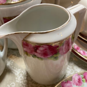 Vintage Rose Tea Set - Etsy
