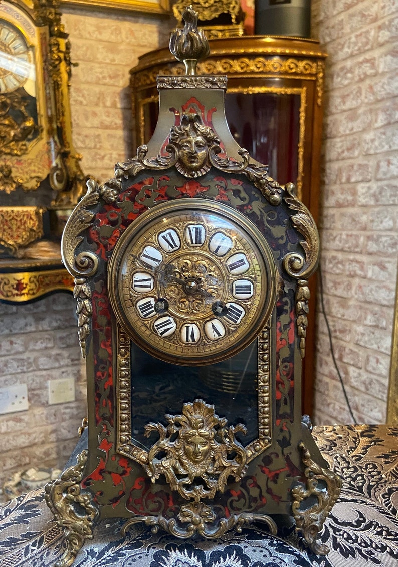 An Antique French Boulle Clock - Etsy