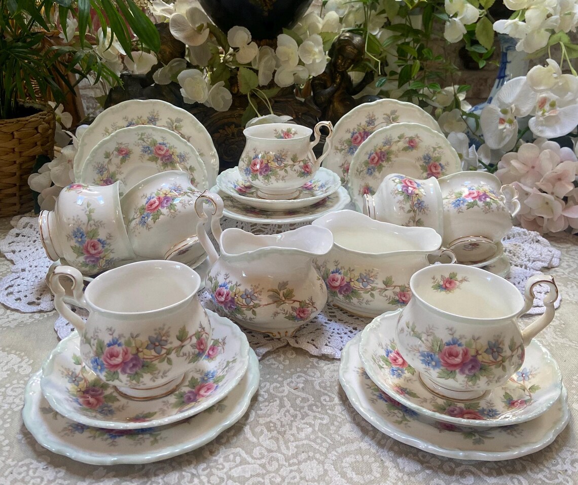 Royal Albert Colleen Tea Set - Etsy