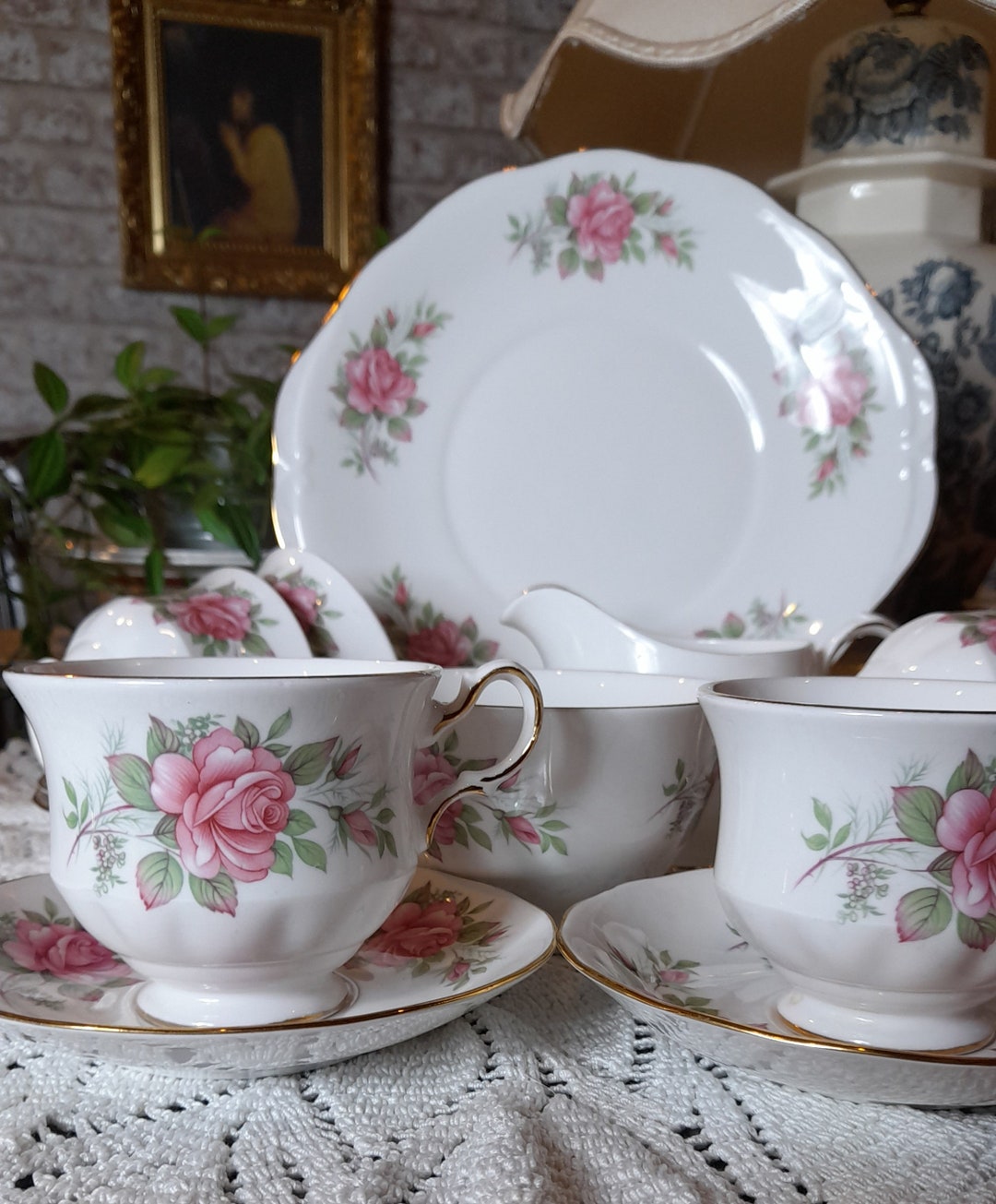 Vintage "queen Anne" Tea Set - Etsy