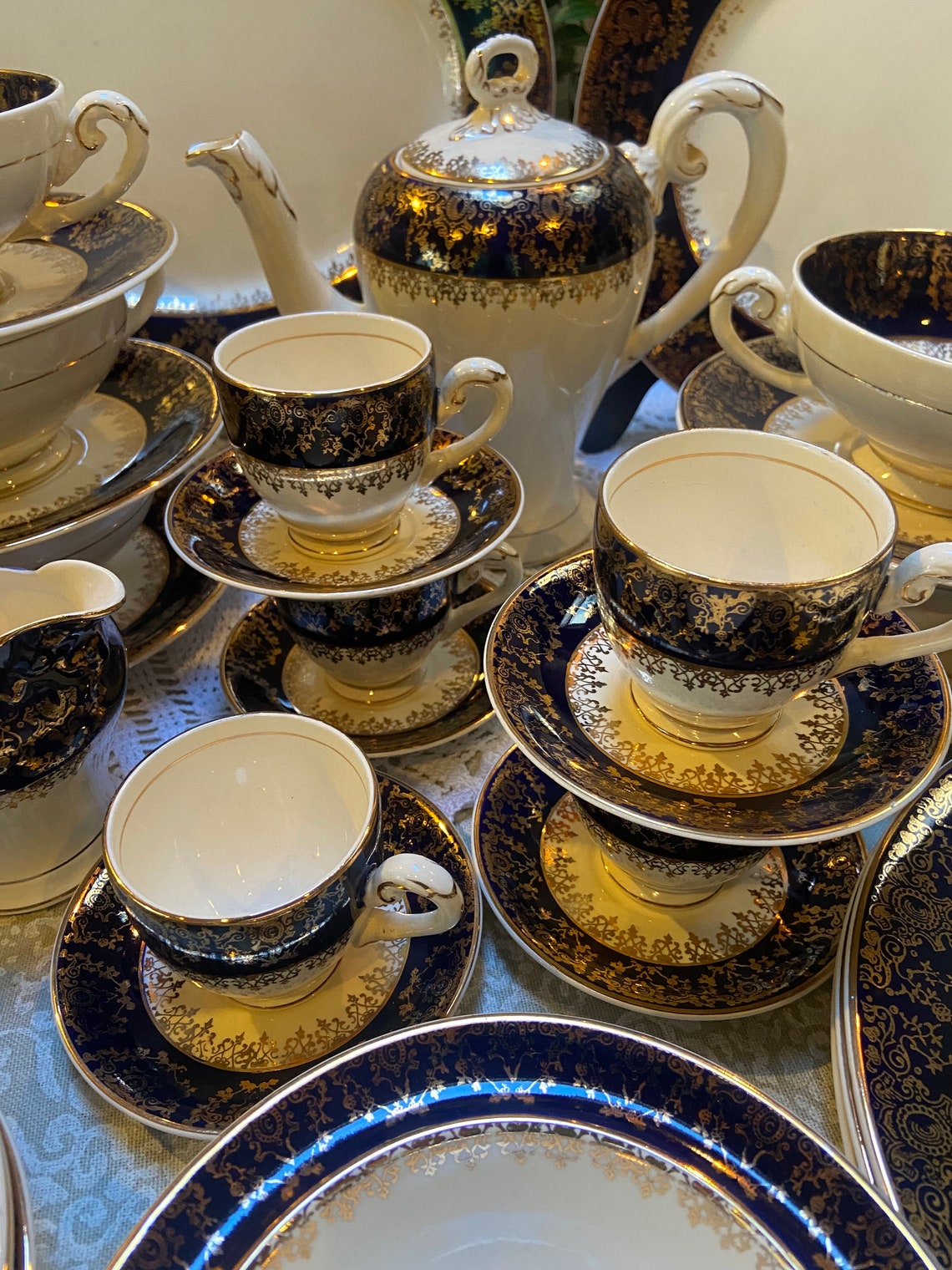 An Antique Myott Dinner Set - Etsy