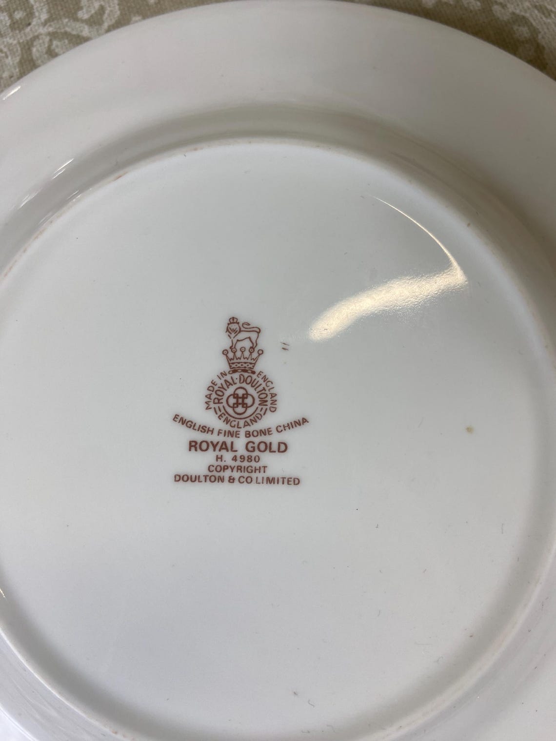 Vintage Royal Doulton Royal Gold Tea Set - Etsy