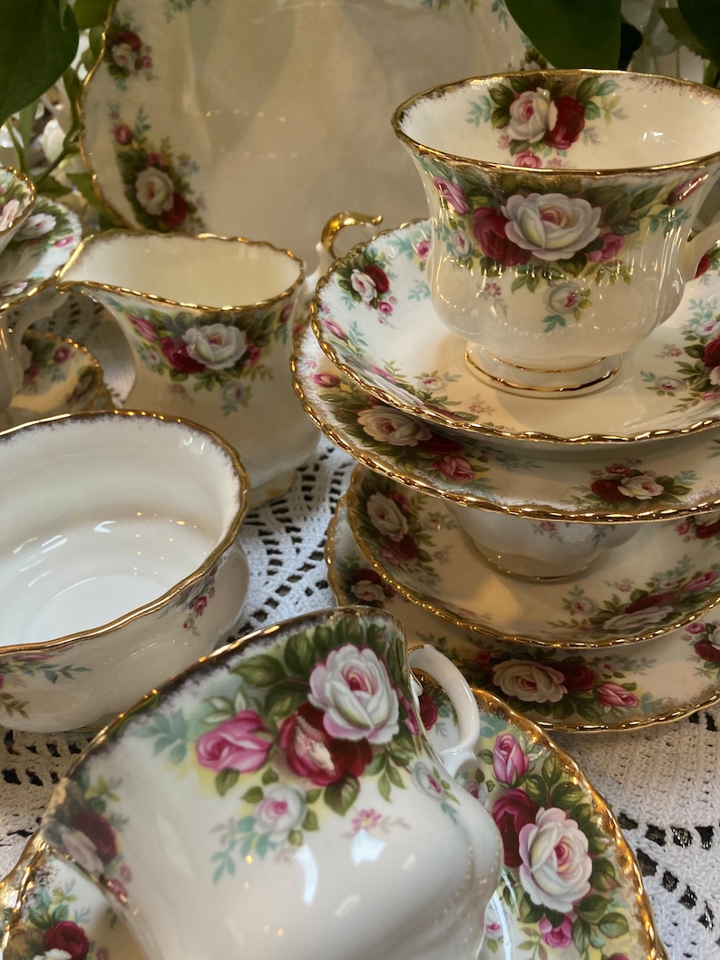 Royal Albert “celebration” Tea Set - Etsy