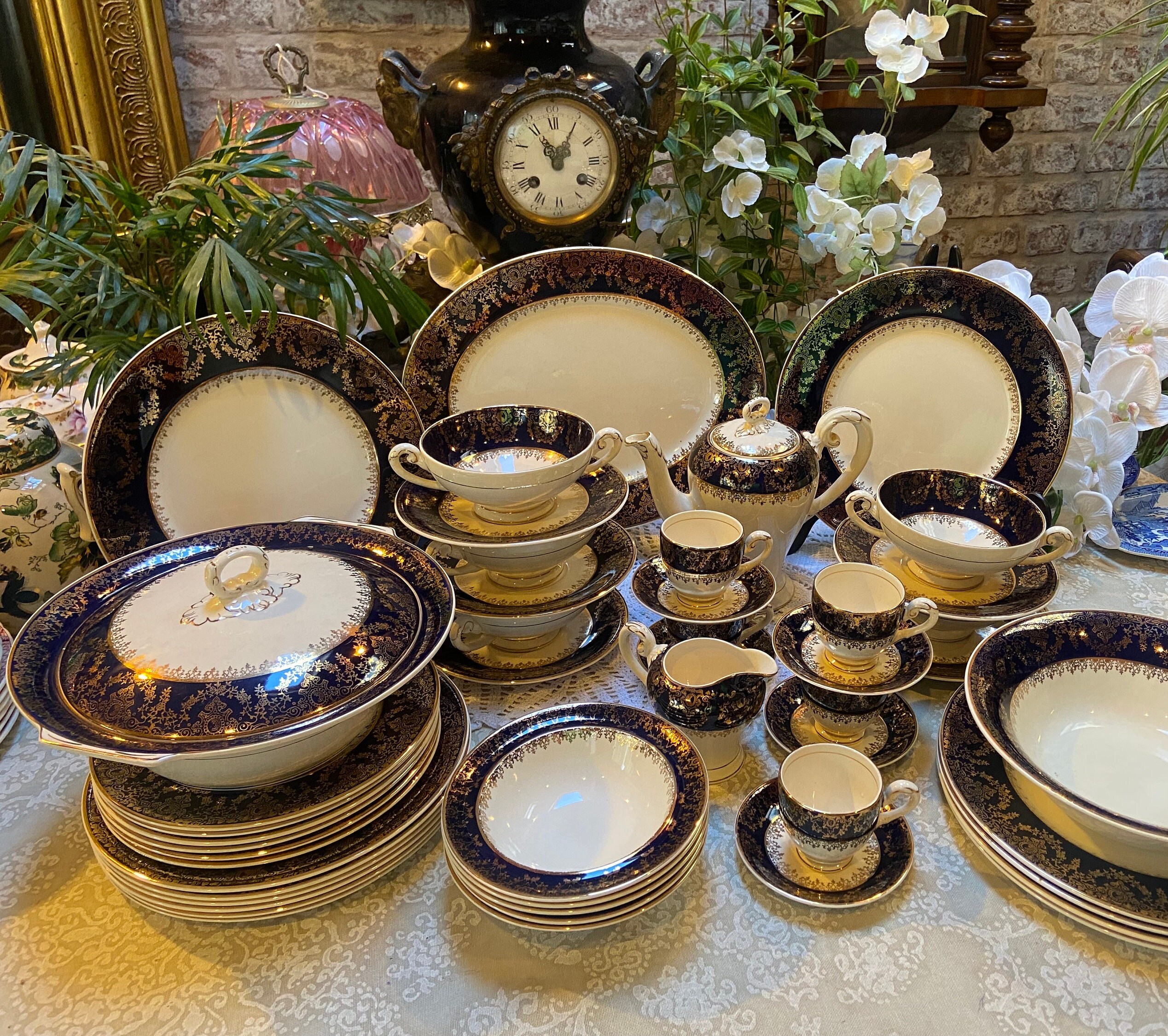 An Antique Myott Dinner Set - Etsy