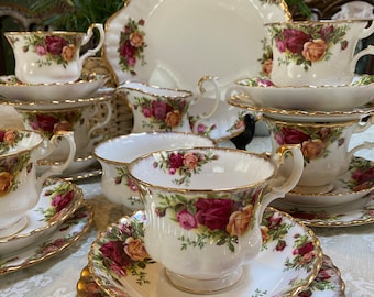 Royal Albert Old Country Roses Tea Set - Etsy