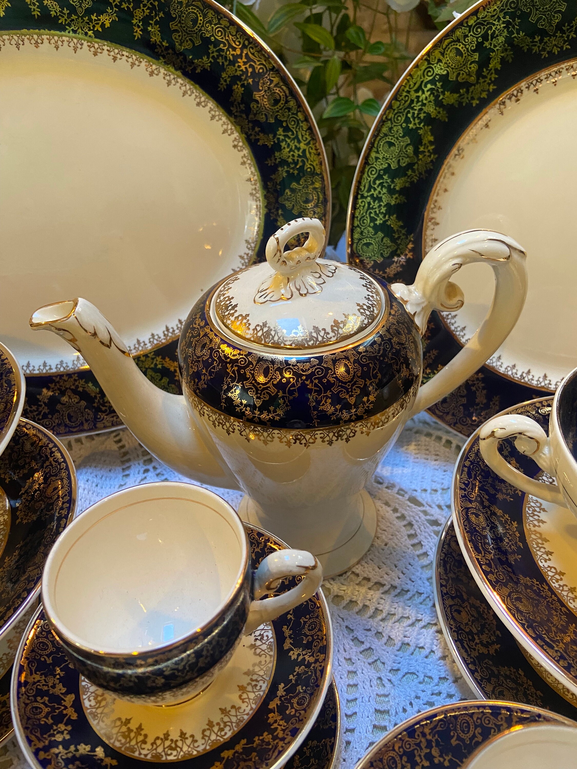 An Antique Myott Dinner Set - Etsy