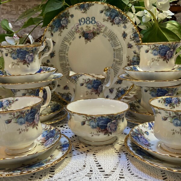 Royal Albert Moonlight Rose - Etsy