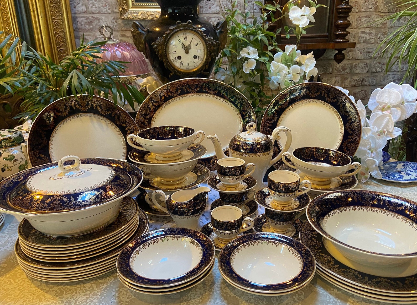 An Antique Myott Dinner Set - Etsy