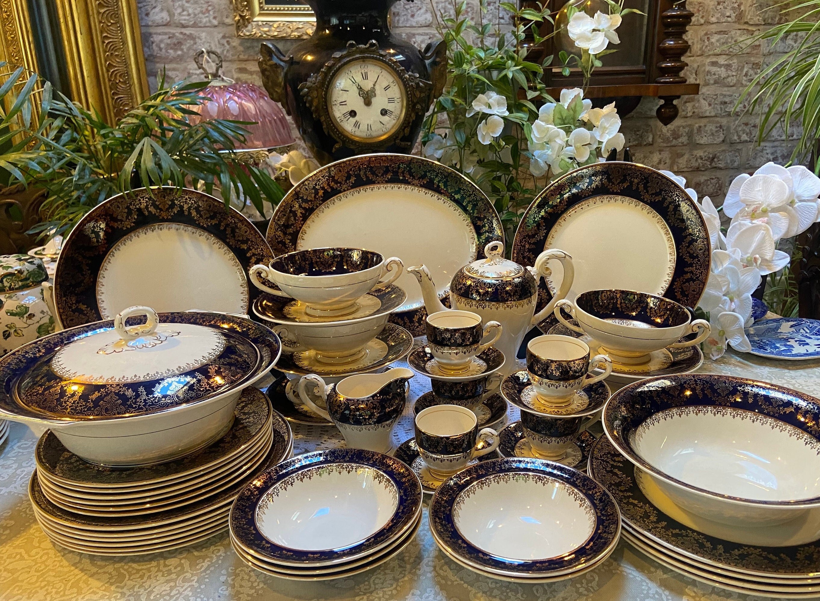 An Antique Myott Dinner Set - Etsy