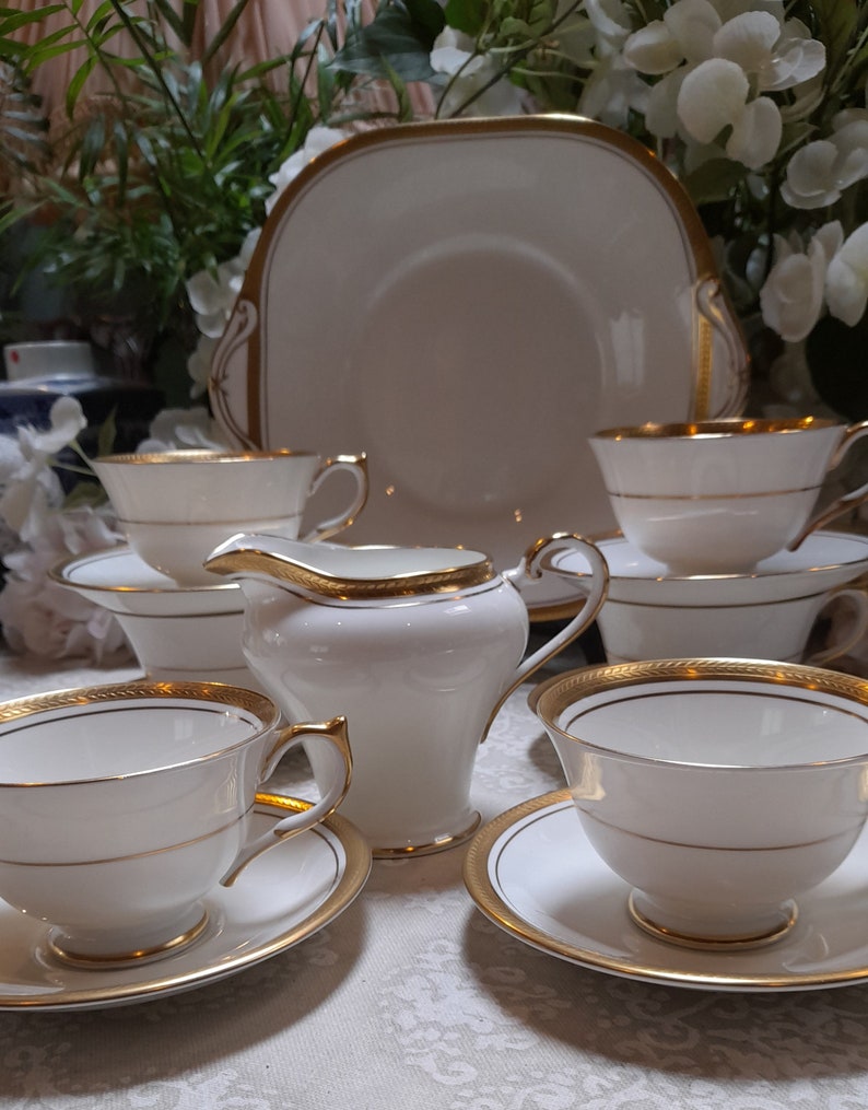 Aynsley elizabeth Tea Set - Etsy