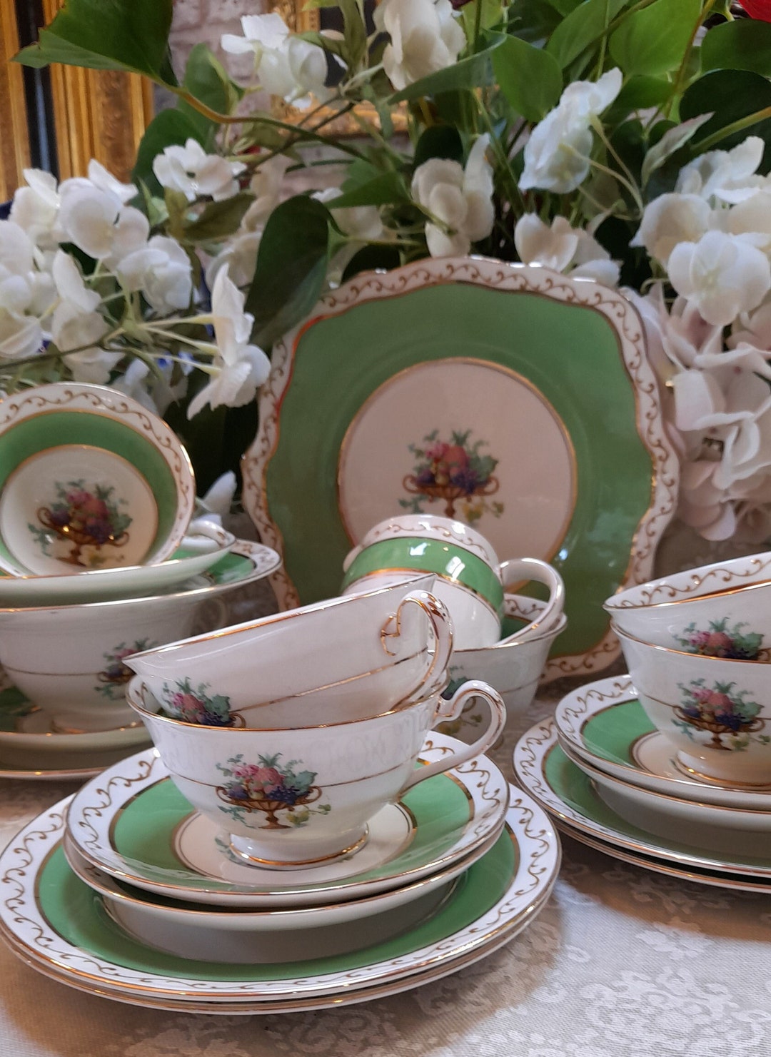 An Antique Foley Tea Set - Etsy