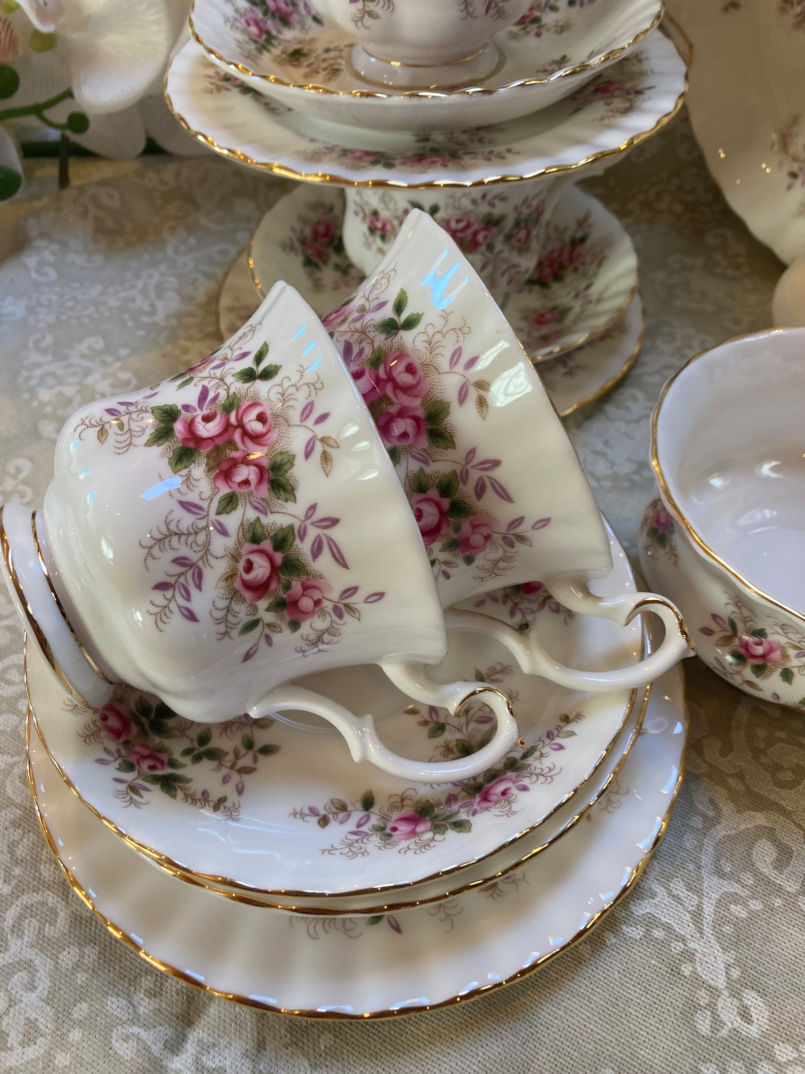 Royal Albert “lavender Rose “ Tea Set - Etsy