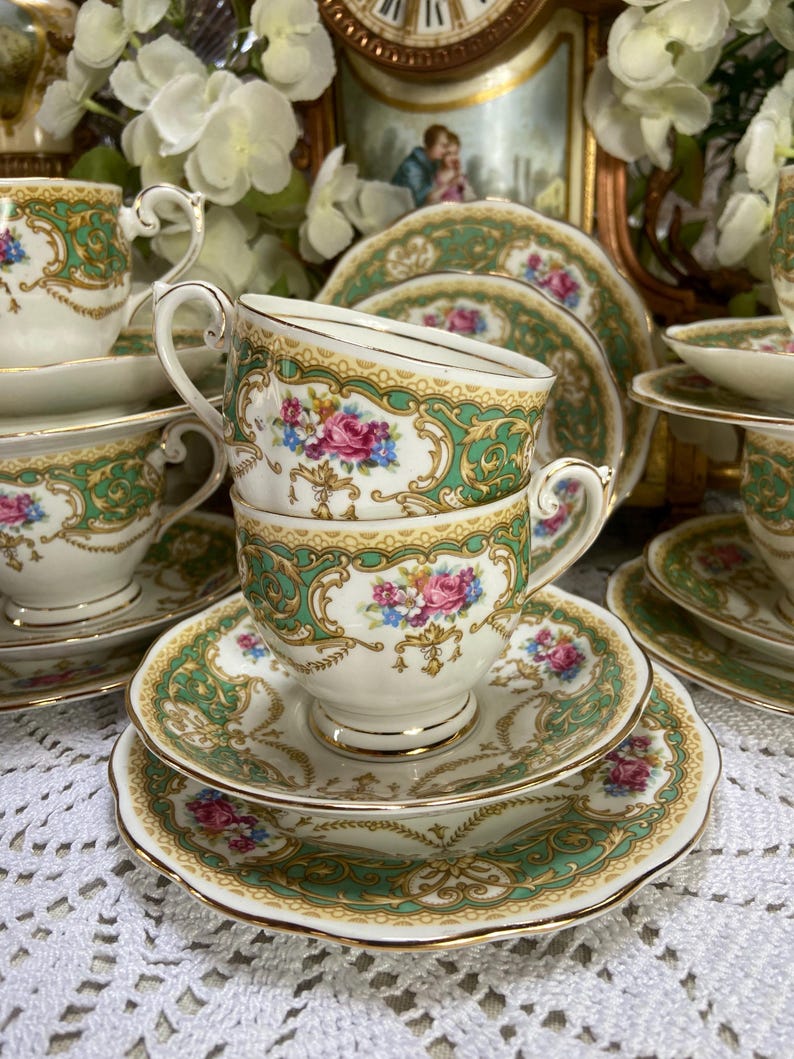 Vintage Regency Coffee Set - Etsy