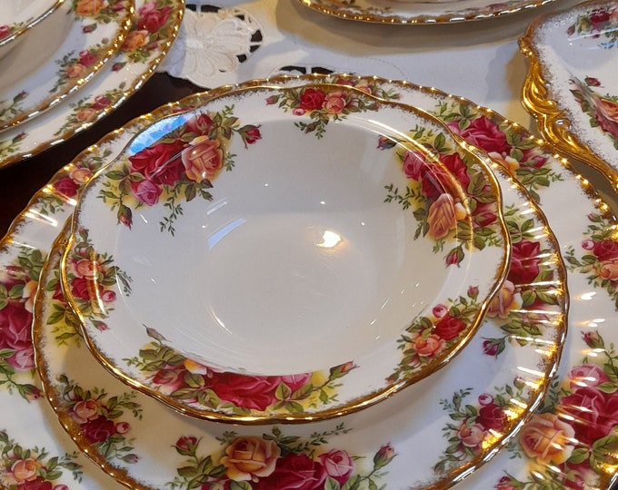 Royal Albert Old Country Roses Dinner Set - Etsy