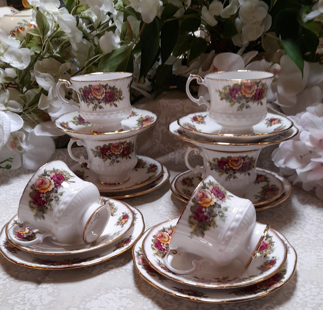 Vintage Elizabethan " English Garden " Tea Set - Etsy UK