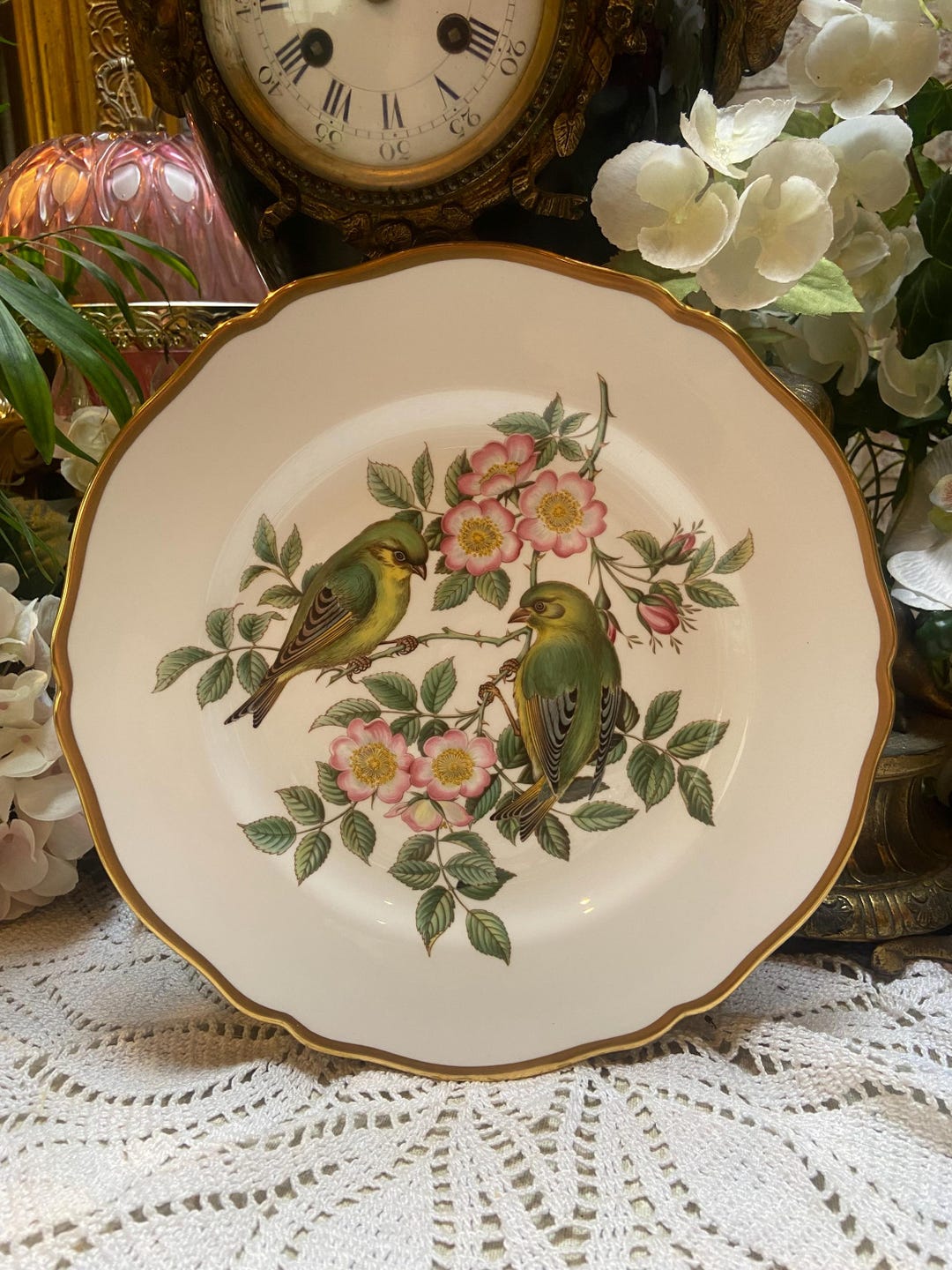 Spode British Bird Series Plate Greenfinch - Etsy