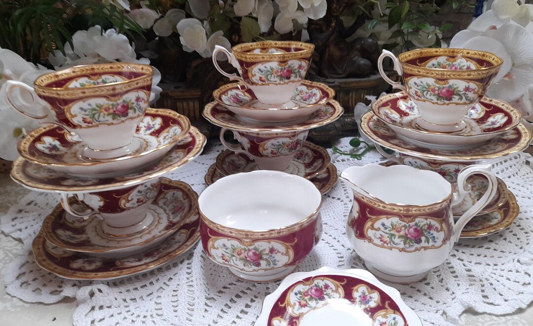 Royal Albert "lady Hamilton " Tea Set - Etsy