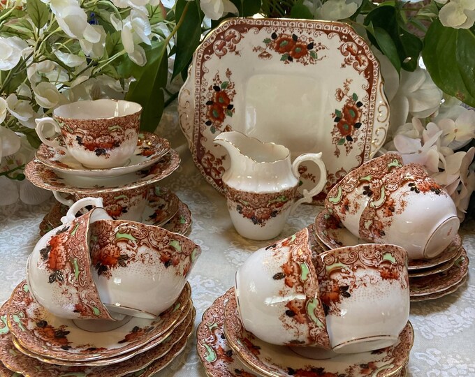 An Antique Tea Set - Etsy