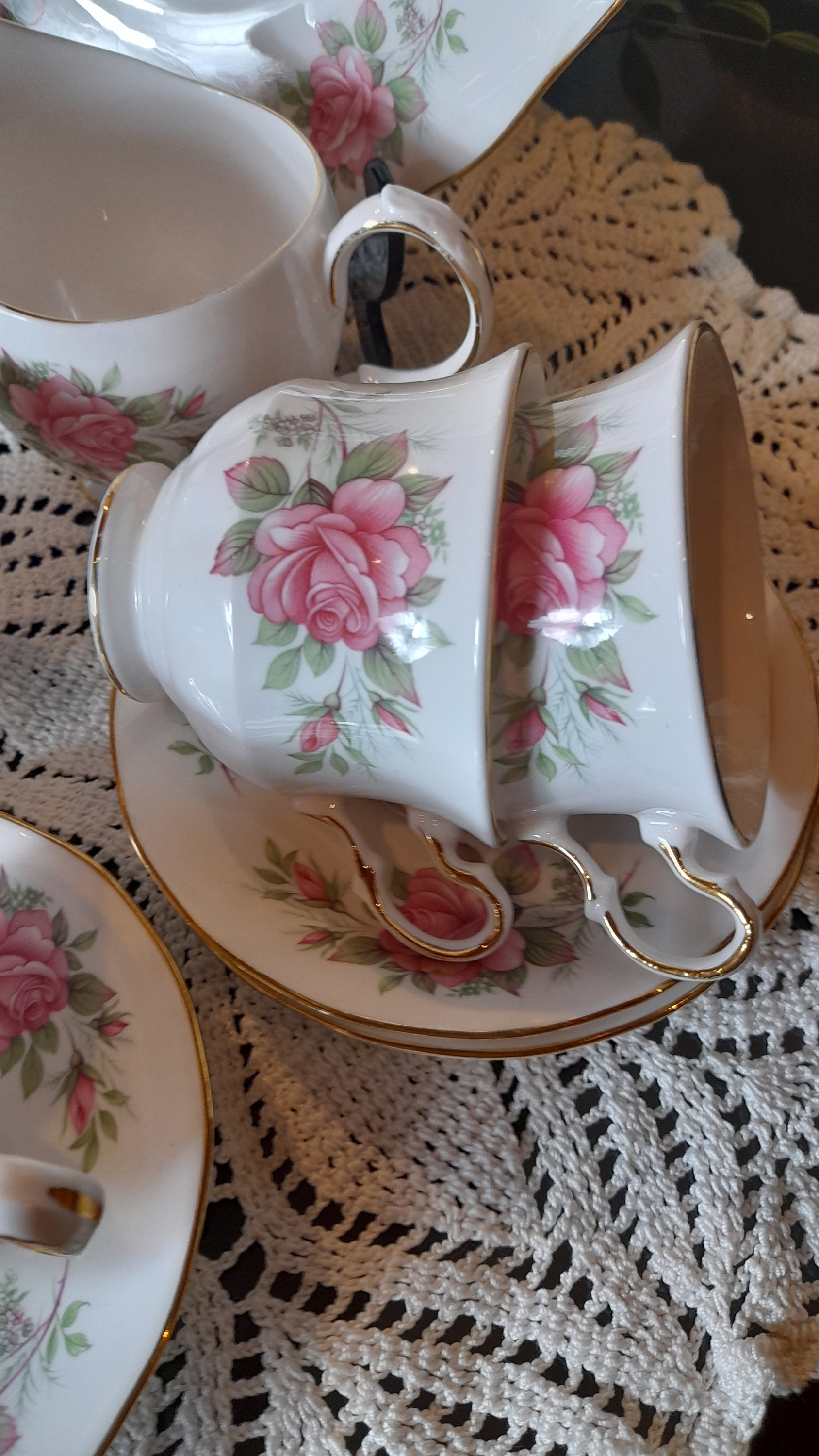 Vintage "queen Anne" Tea Set - Etsy