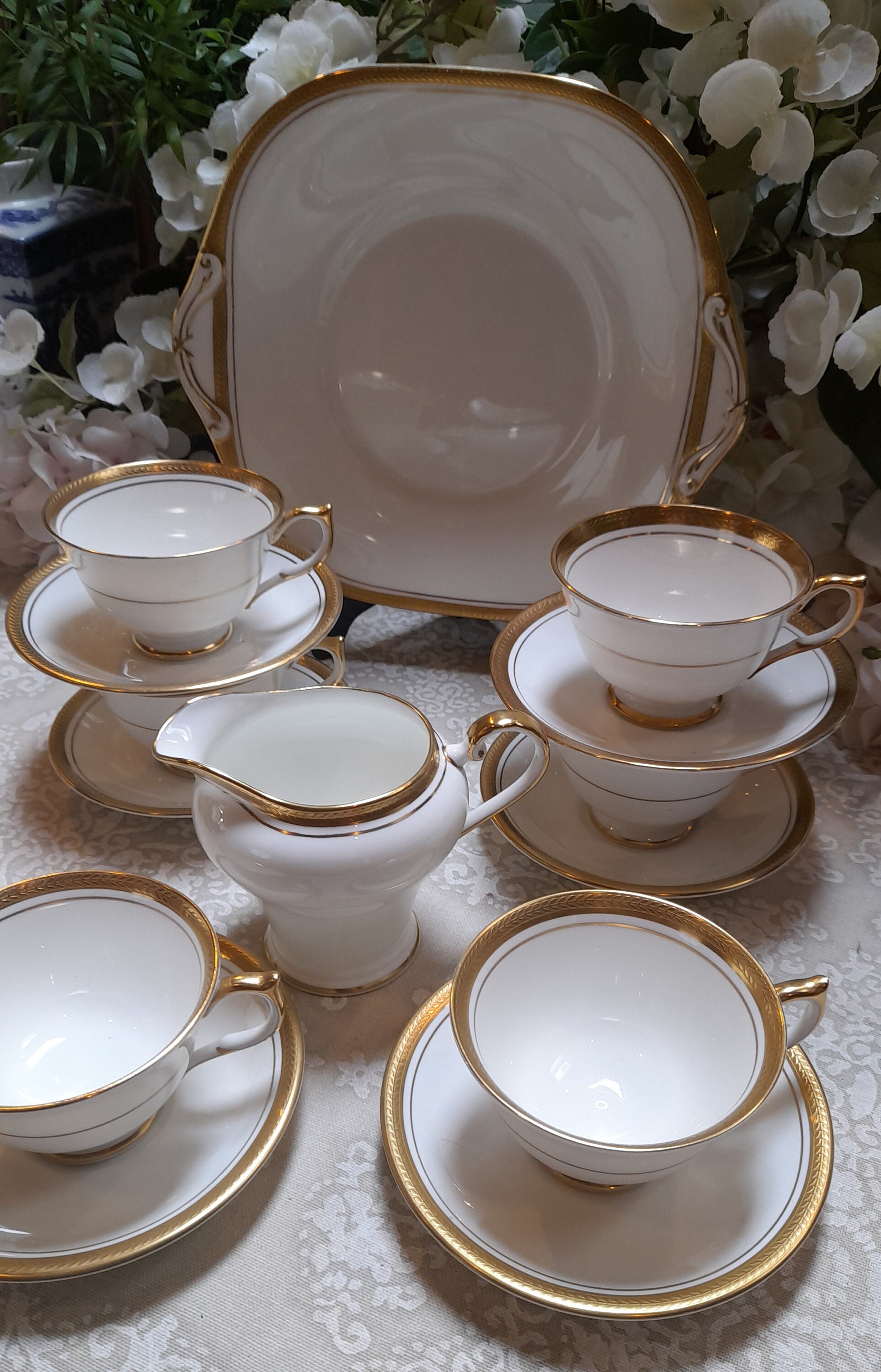 Aynsley elizabeth Tea Set - Etsy