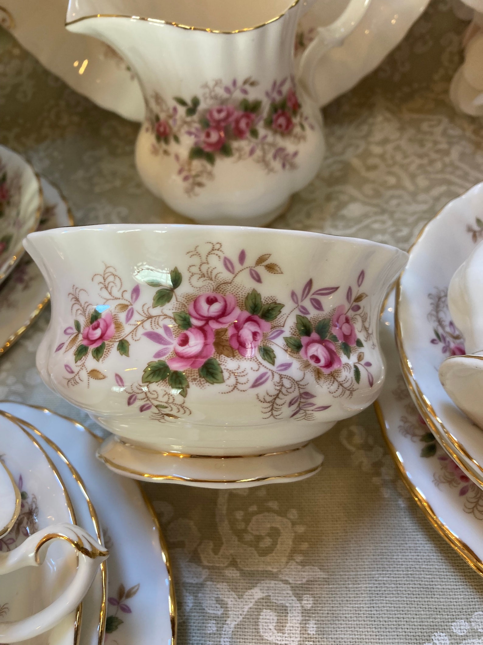 Royal Albert “lavender Rose “ Tea Set - Etsy
