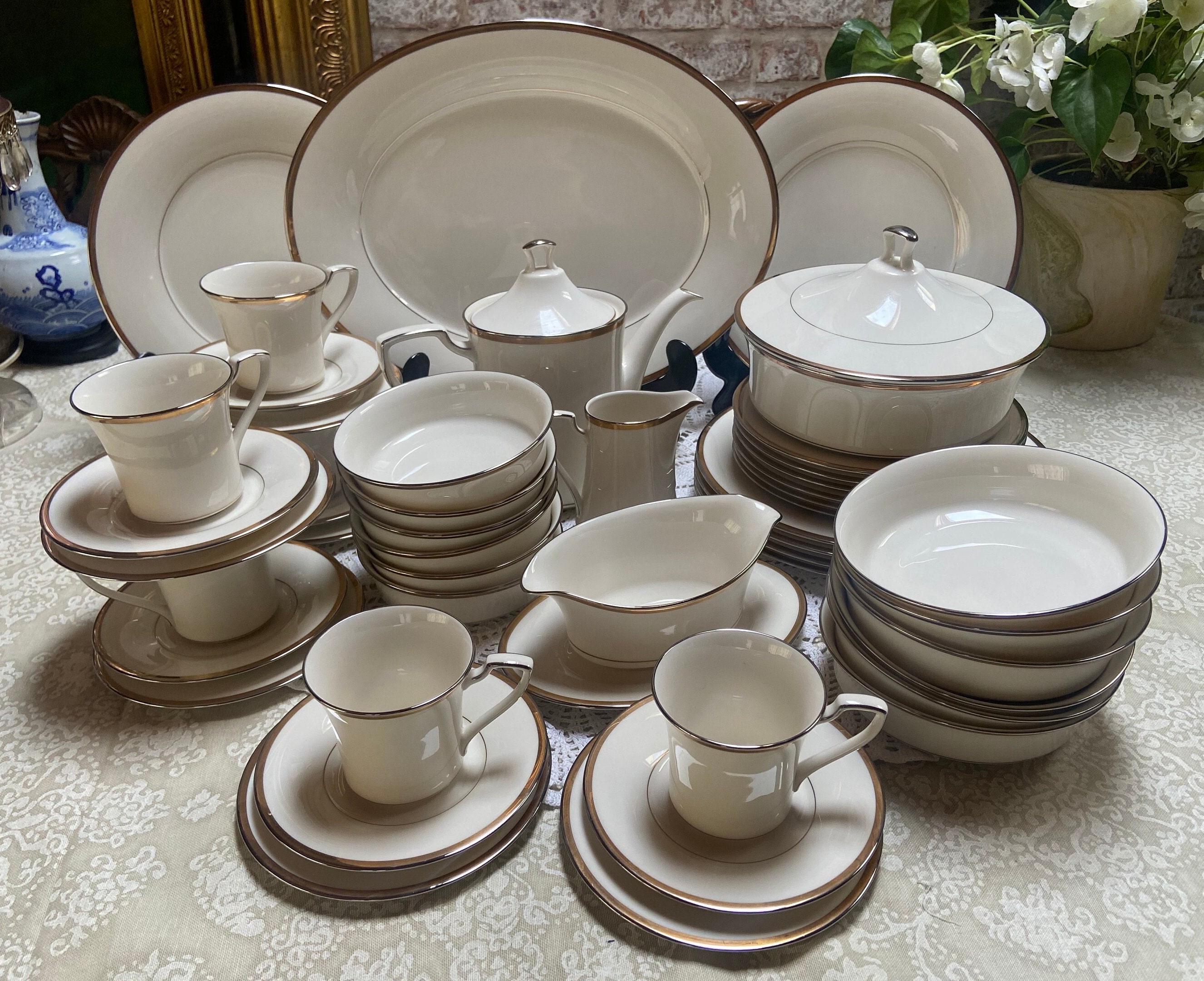 Noritake Dinner Set - Etsy