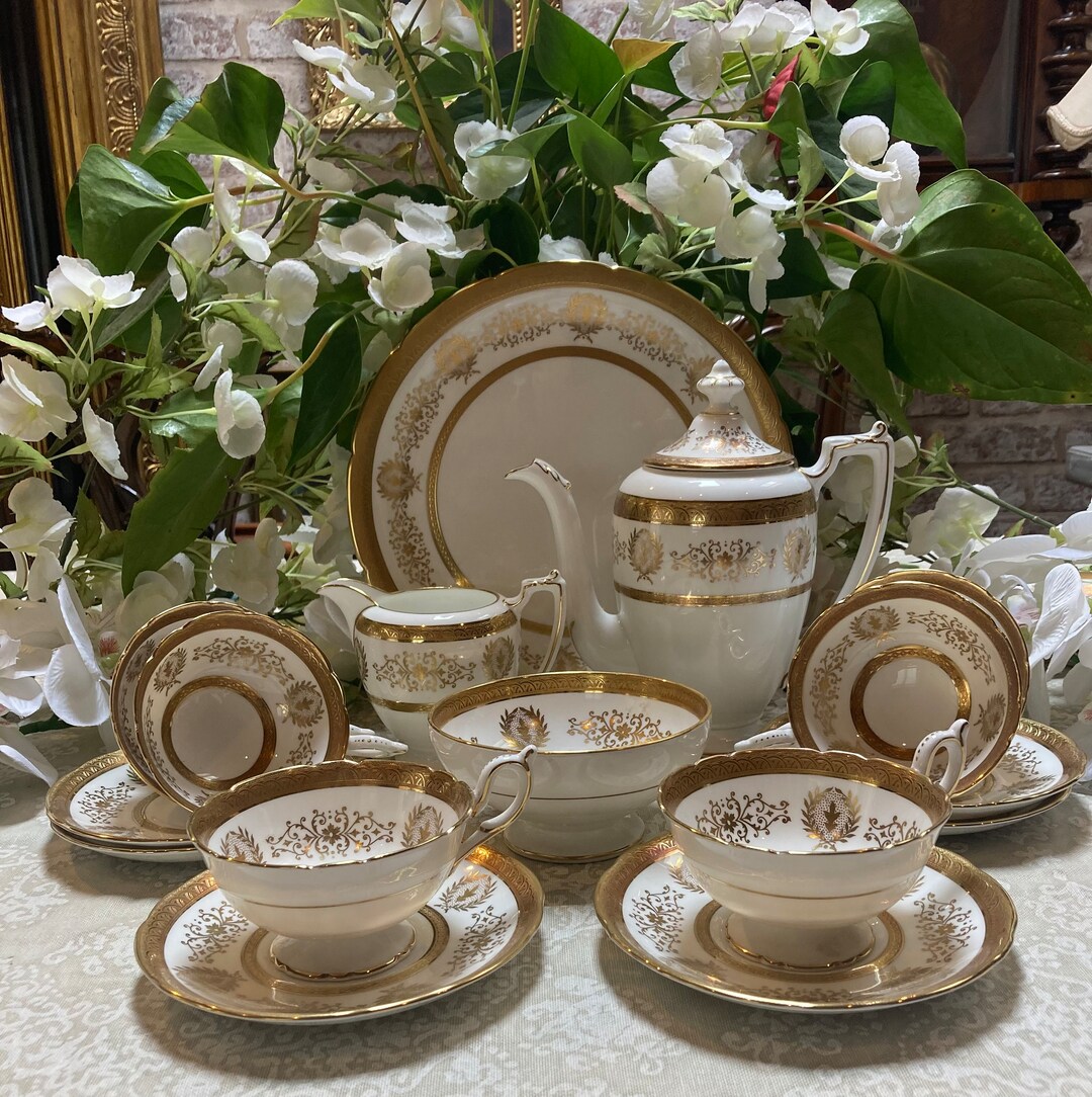 Coalport “lady Anne” Tea Set - Etsy