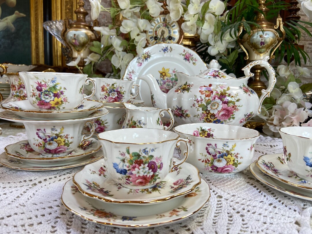 Gorgeous Hammersley Howard Spray Tea Set - Etsy