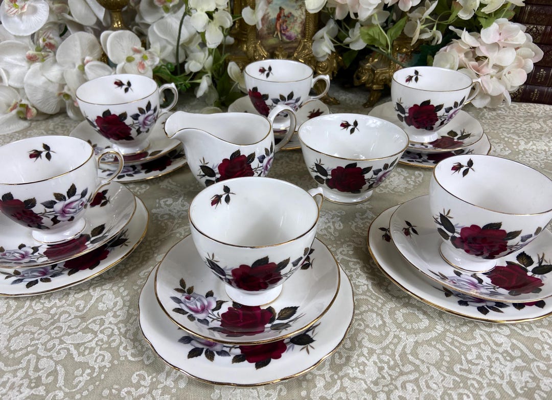 Vintage Colclough Tea Set - Etsy
