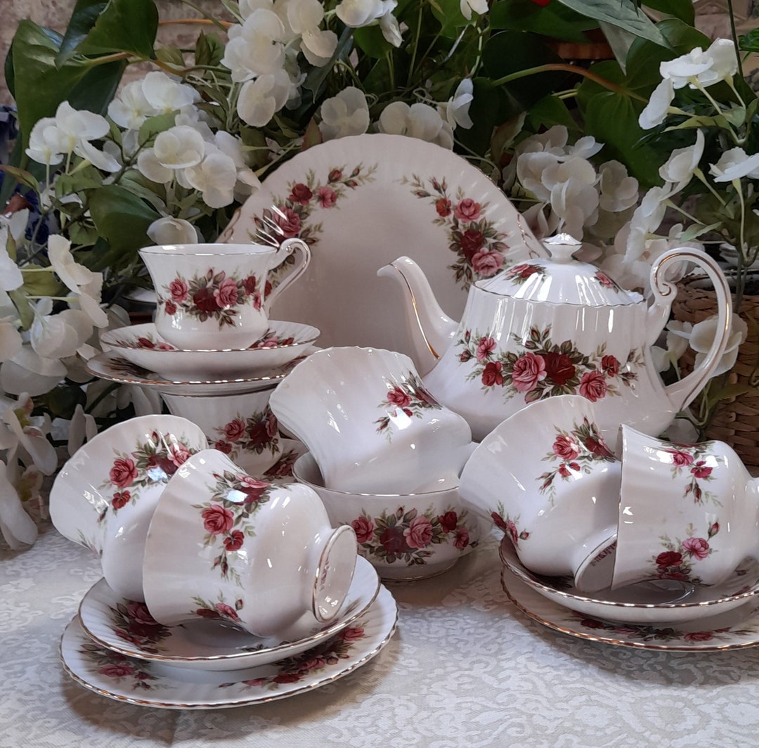 Vintage Paragon "english Rose" Tea Set - Etsy