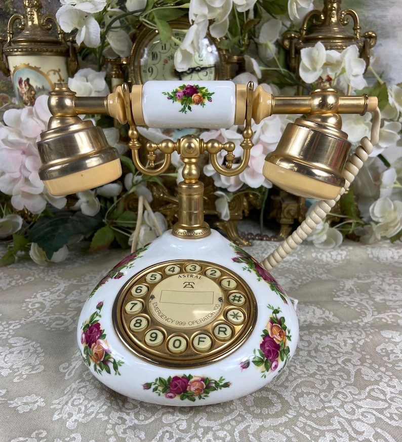 Royal Albert Old Country Roses Phone - Etsy