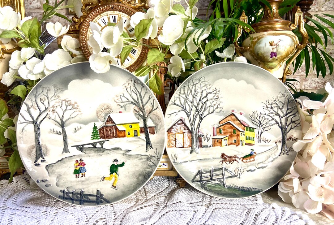 Vintage Collectables Plates - Etsy