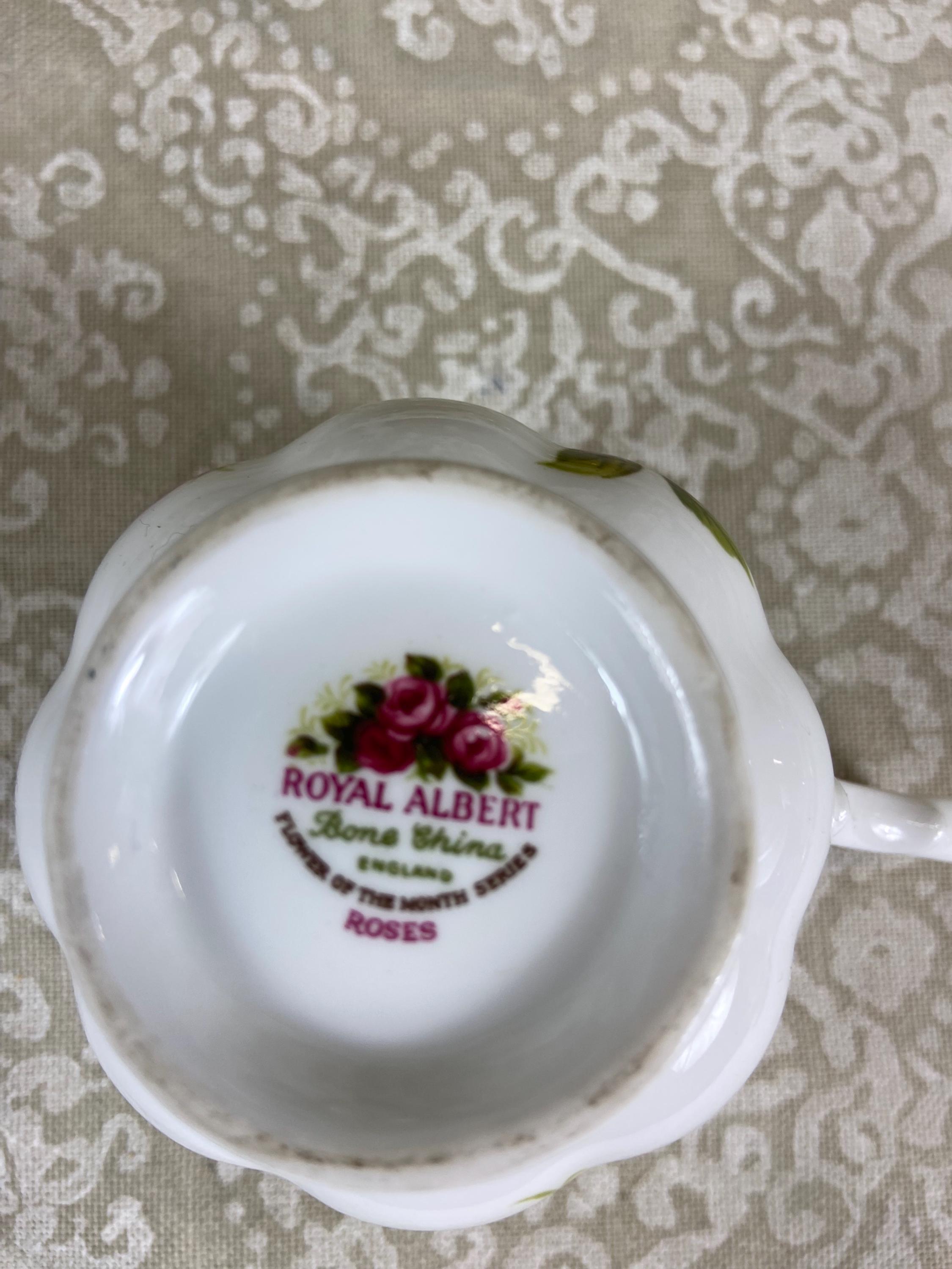 Royal Albert Flower of the Month Series June Tea Cup and Saucer - Etsy