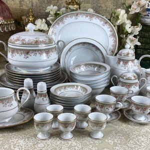 Vintage Noritake Ireland Morning Jewel Dinner Set - Etsy