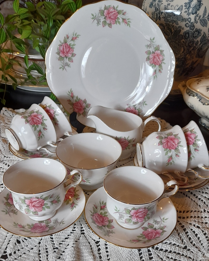 Vintage "queen Anne" Tea Set - Etsy
