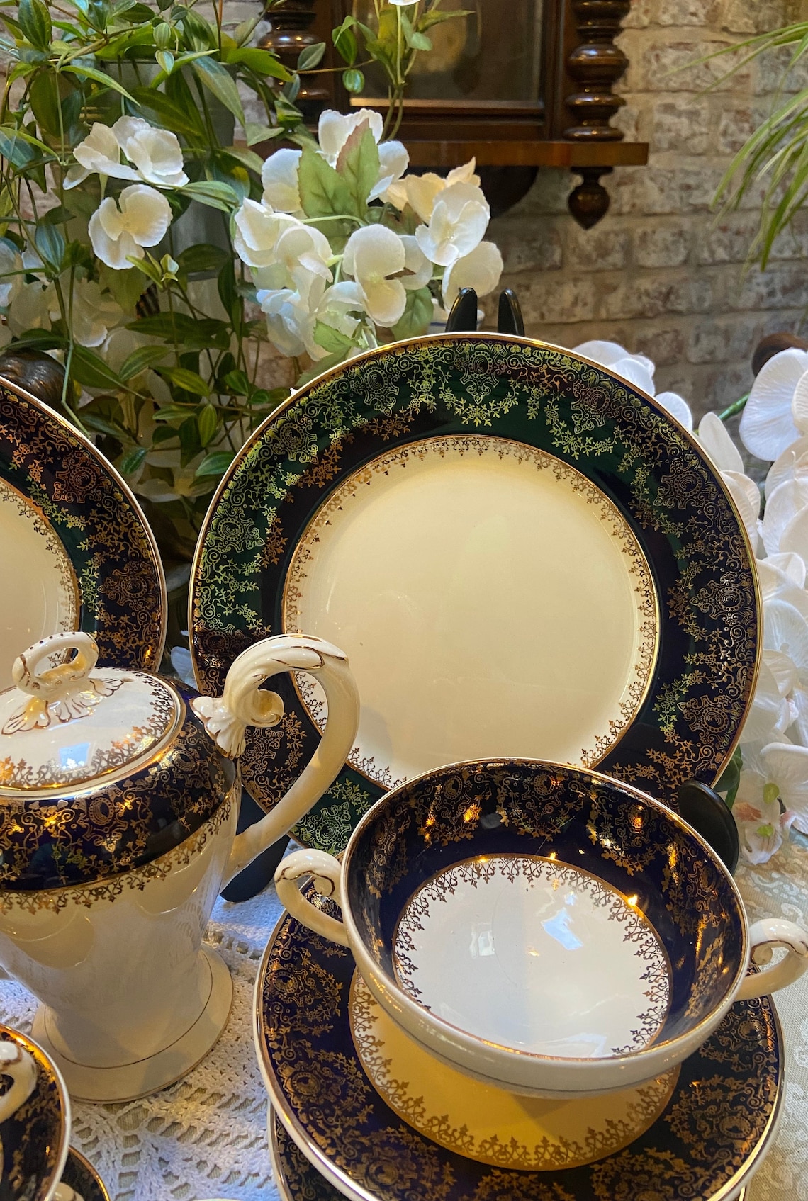 An Antique Myott Dinner Set - Etsy